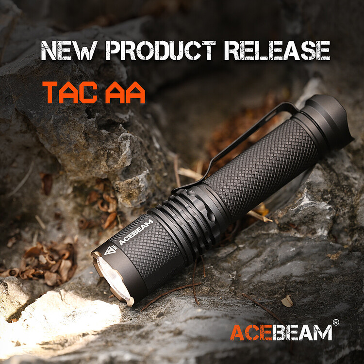 New Release: ACEBEAM TAC AA 14500/AA Flashlight Ultra-Bright and Long ...