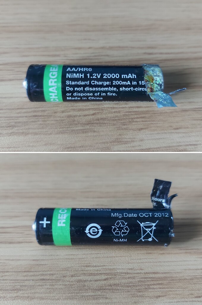 Amazon Basics NiMH has Rust and Corrosion? - Rechargeable Batteries ...