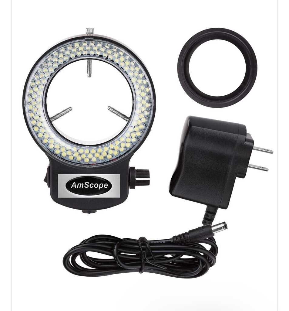 Custom or Modified ring light for a microscope - Flashlight Modding and ...
