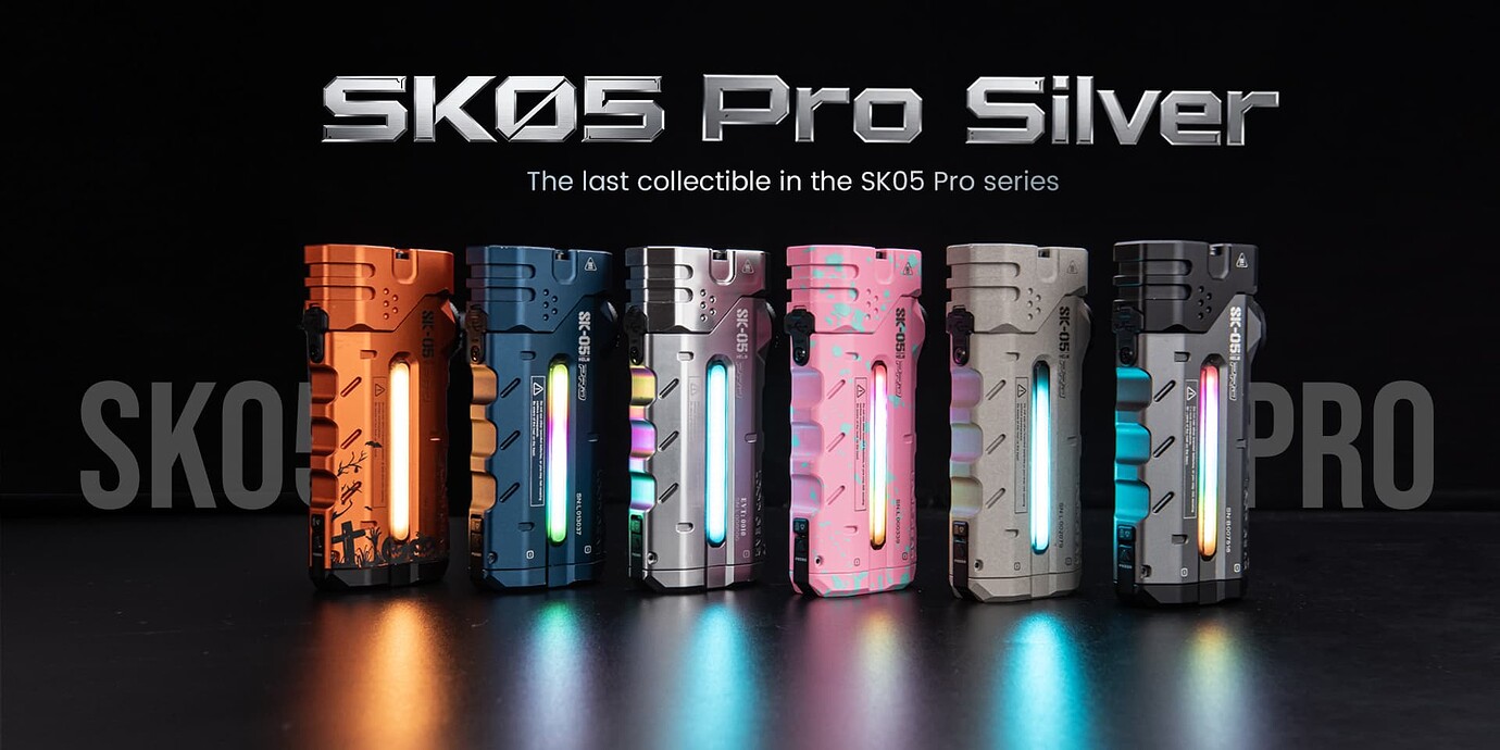 SK05 Pro Silver — Final Color & Customizable Backplate - Commercial ...