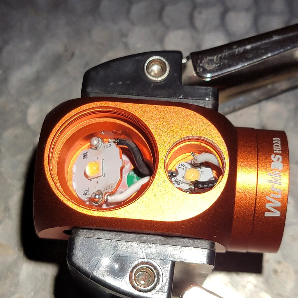 Wurkkos HD20 519a 5000k dedomed + review - LED Headlamps ...