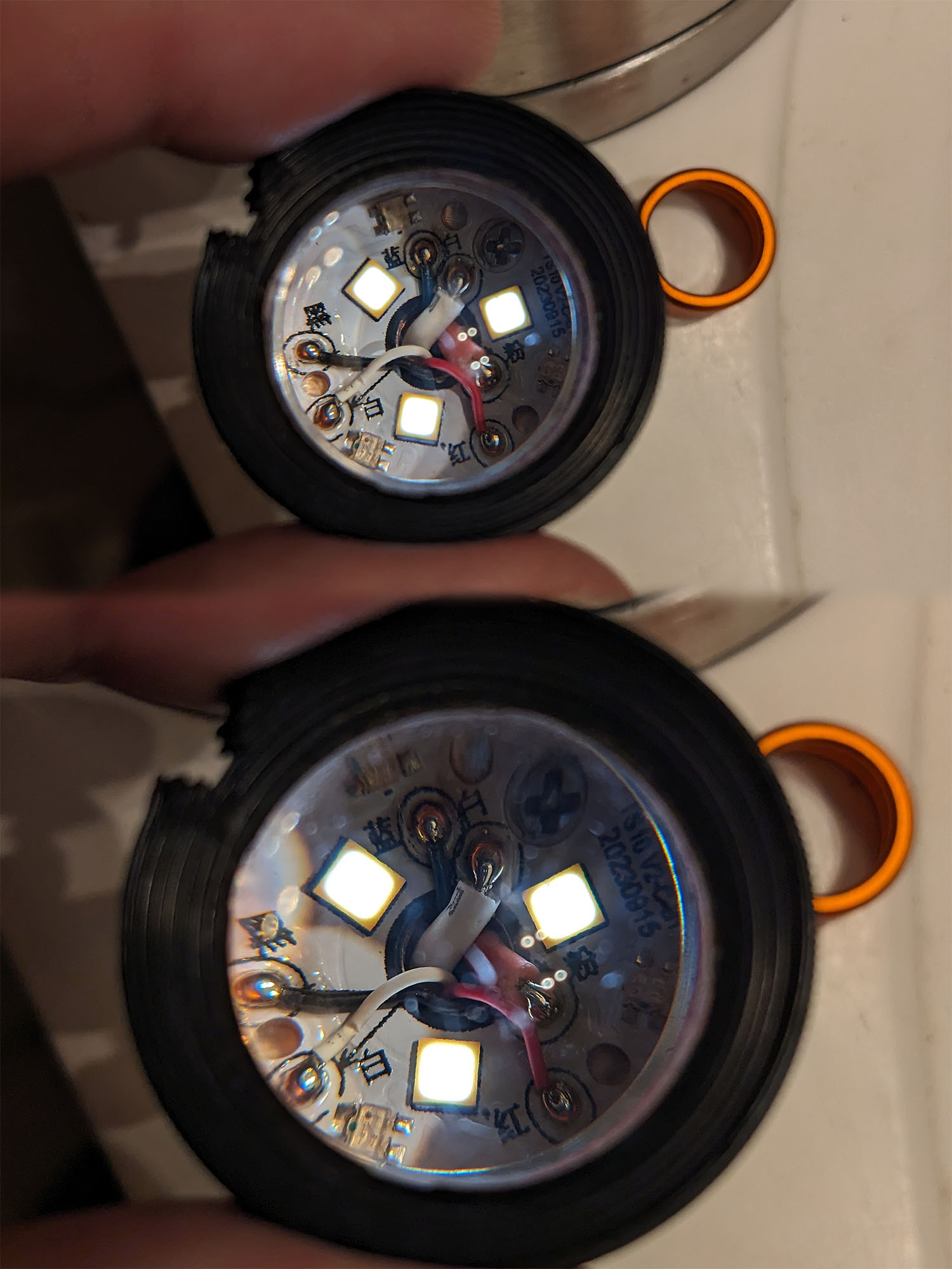 First Impressions Wurkkos Orange TS10 V2, w RGB Aux and 4000K LEDs ...