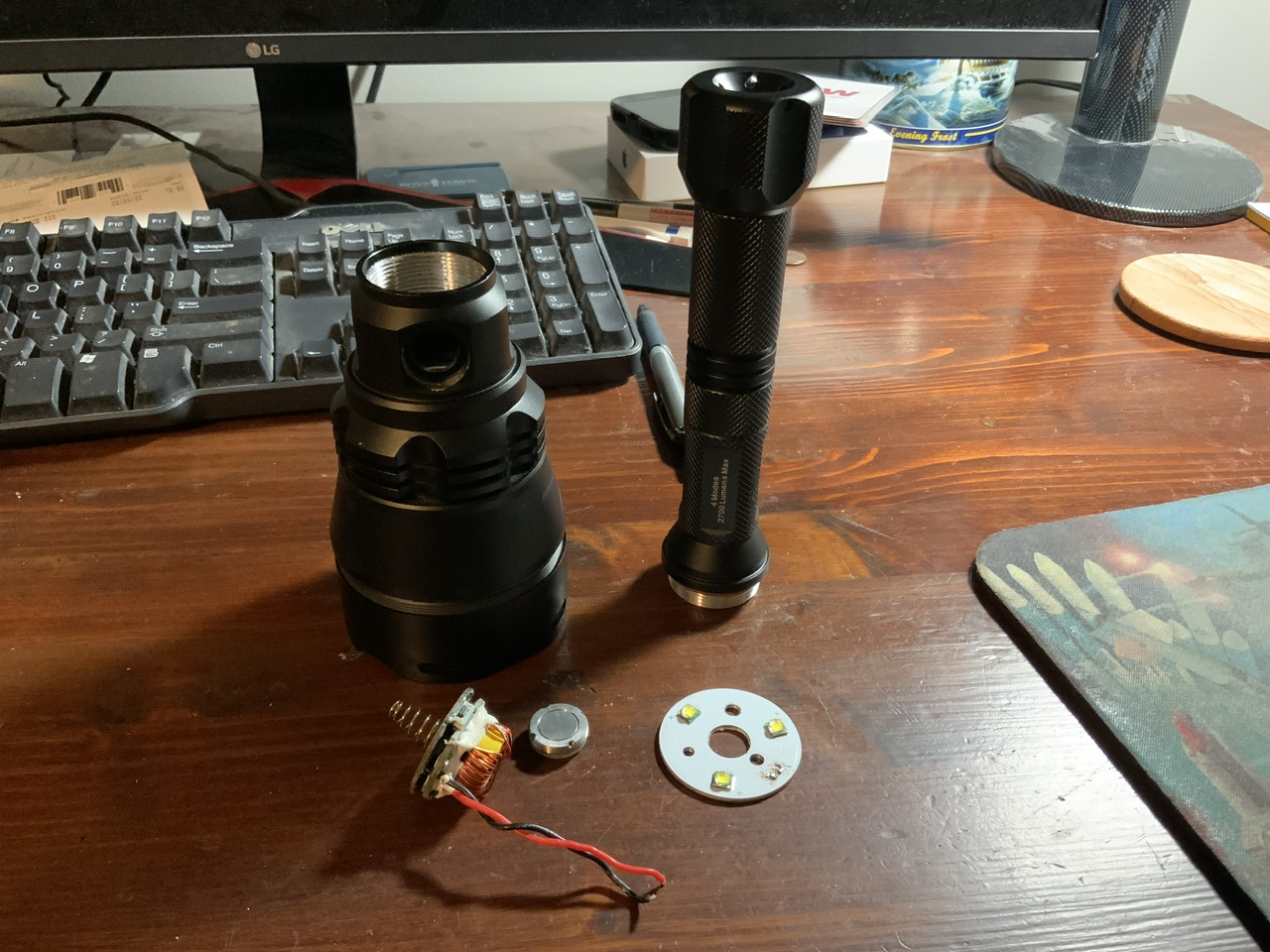 Help - Broken Monster Flashlight (MF Tactical) Recommendations - 18650 ...