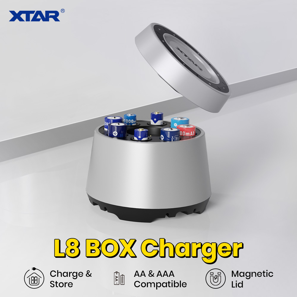 【New Product】XTAR L8 Box 2-in-1 Battery Charging Case - Early Bird ...