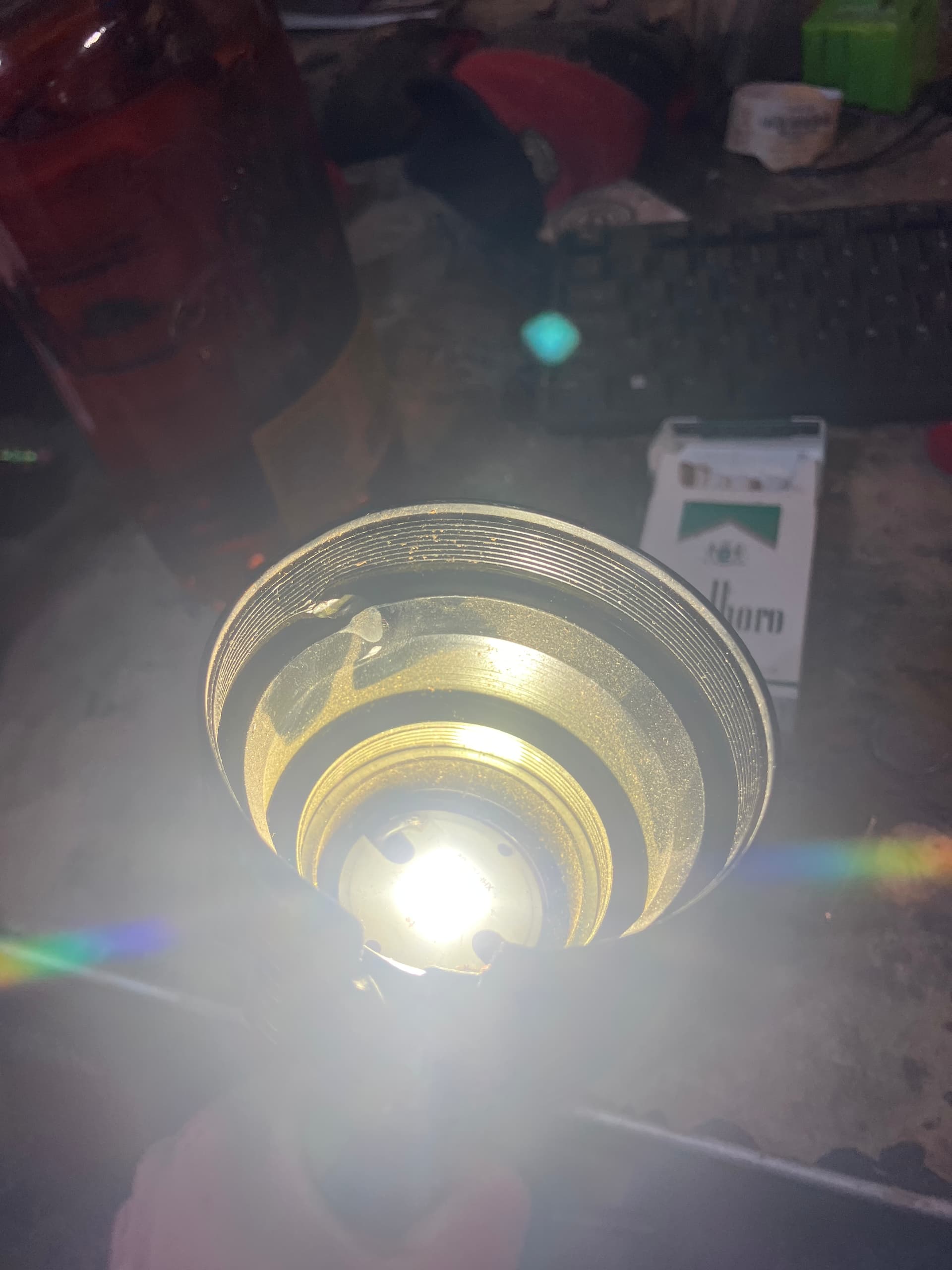 EDIT… I fixed it, details added. Ran over this light with a bushhog ...