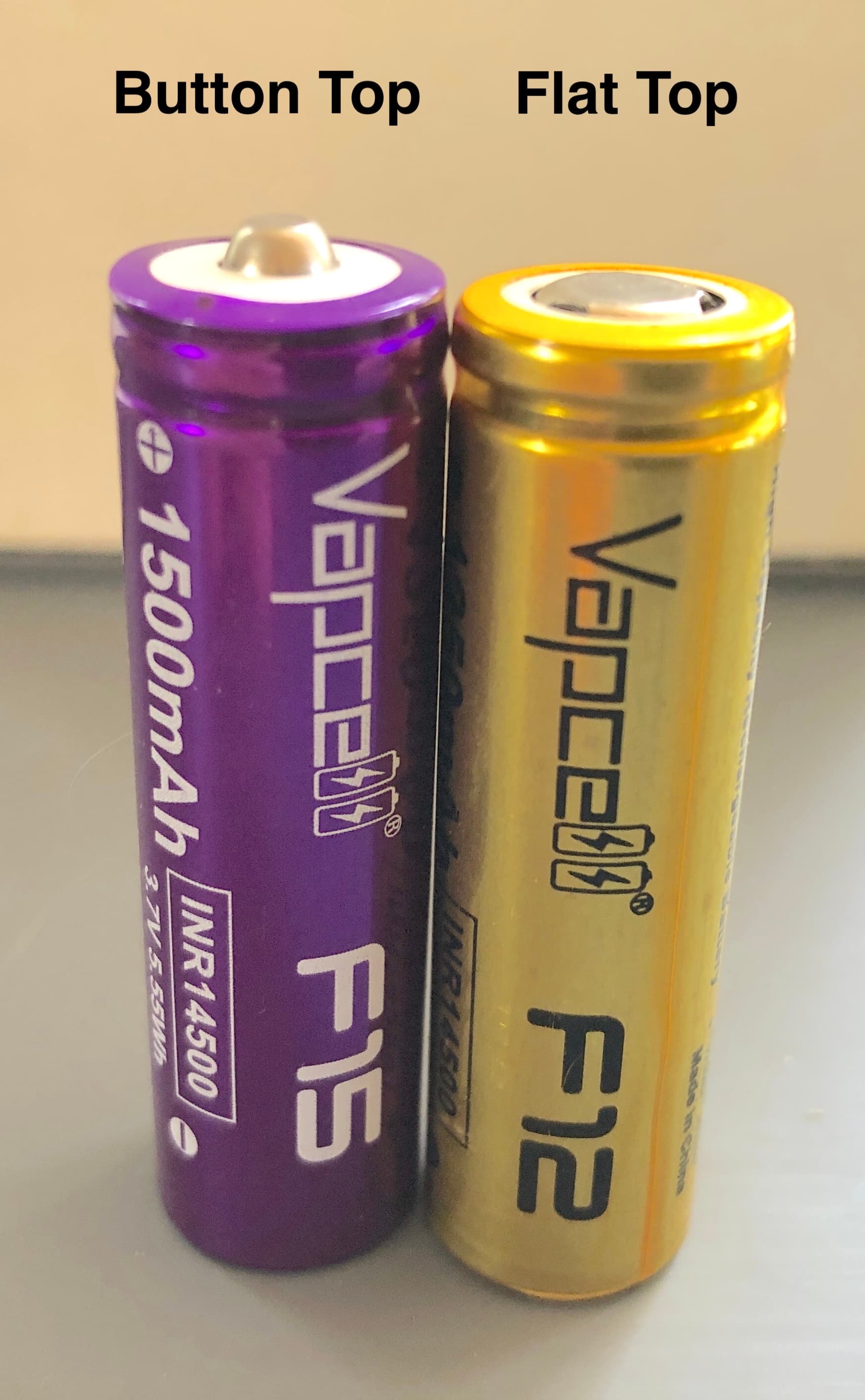 Convoy T6 and 'flat top' batteries - 1 x AA / 1 x 14500 Flashlights ...